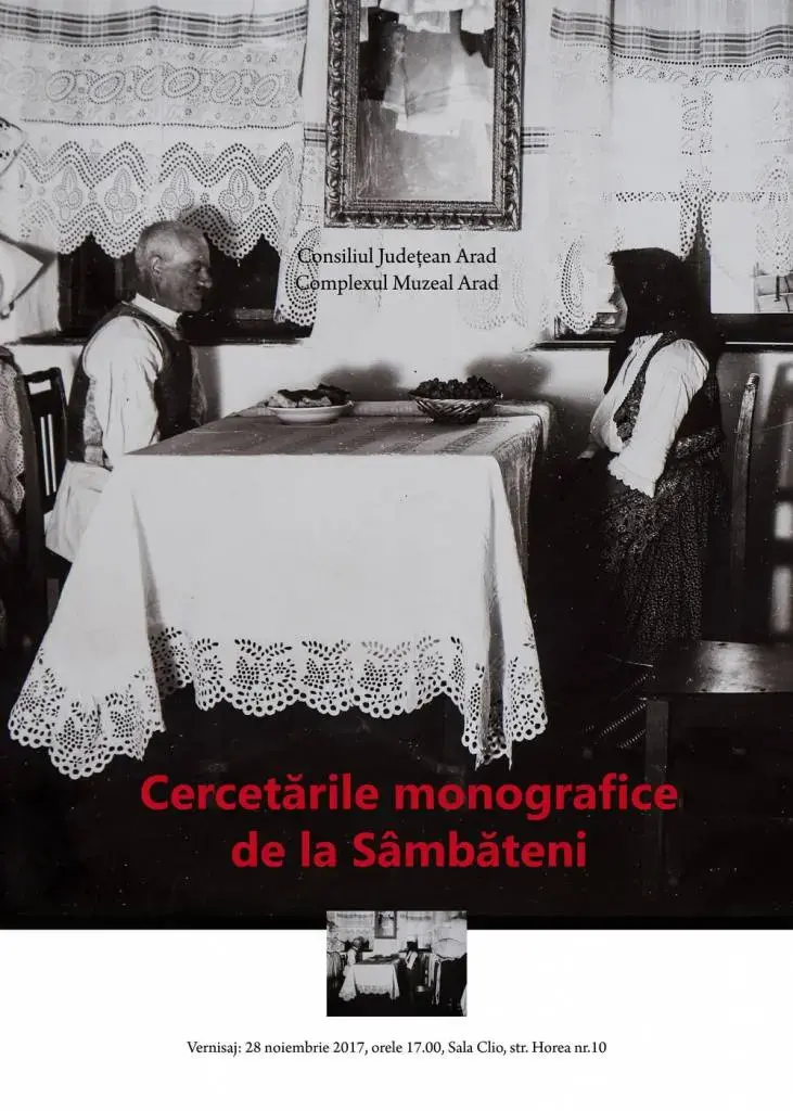 cercetari monografice Sambateni_1935 afis | Critic Arad