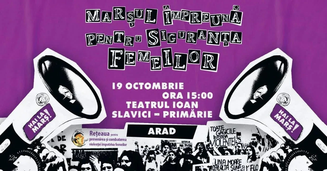 Aradul spune „STOP violenței împotriva femeilor”