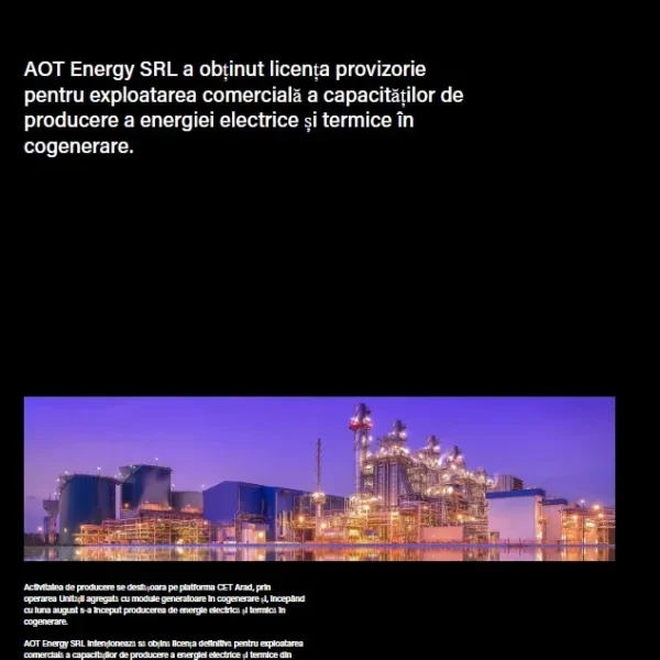AOT Energy este în PRAGUL FALIMENTULUI | Discutăm despre un grup ...