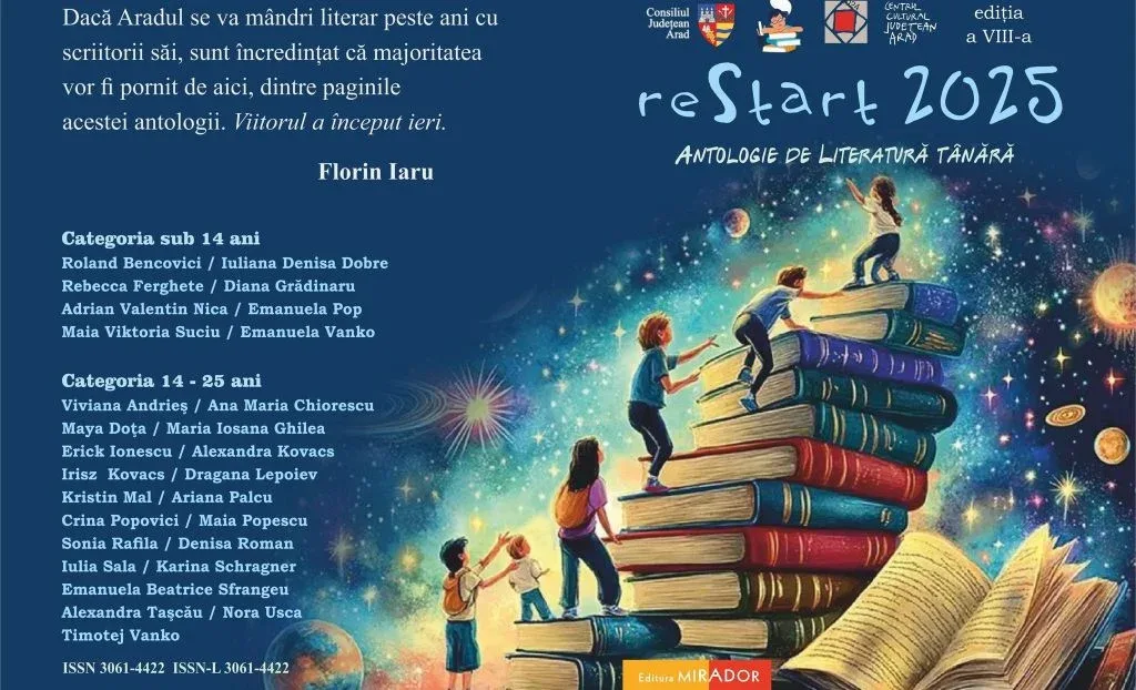 [CARTEA SĂPTĂMÂNII] „reStart 2025 – Antologie de literatură tânără”